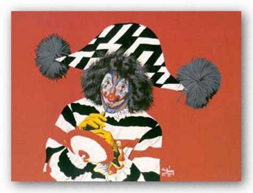 The Clown by Tom McKinney African-American Art Print – Ebony Graphics
