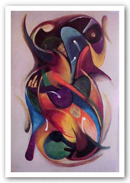 Expressions I by Fred Mathews African-American Art Print – Ebony Graphics