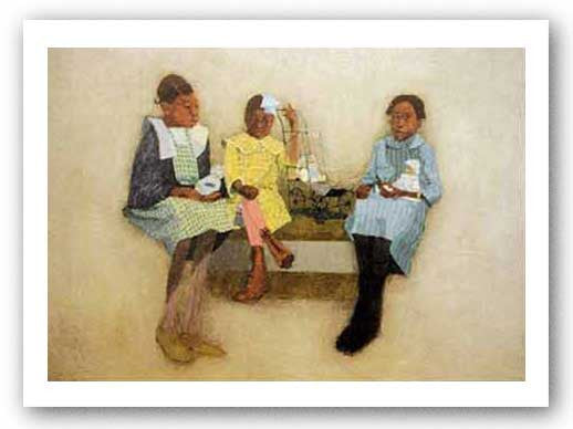 Playing Mama by Danny Phifer African-American Art Print – Ebony Graphics
